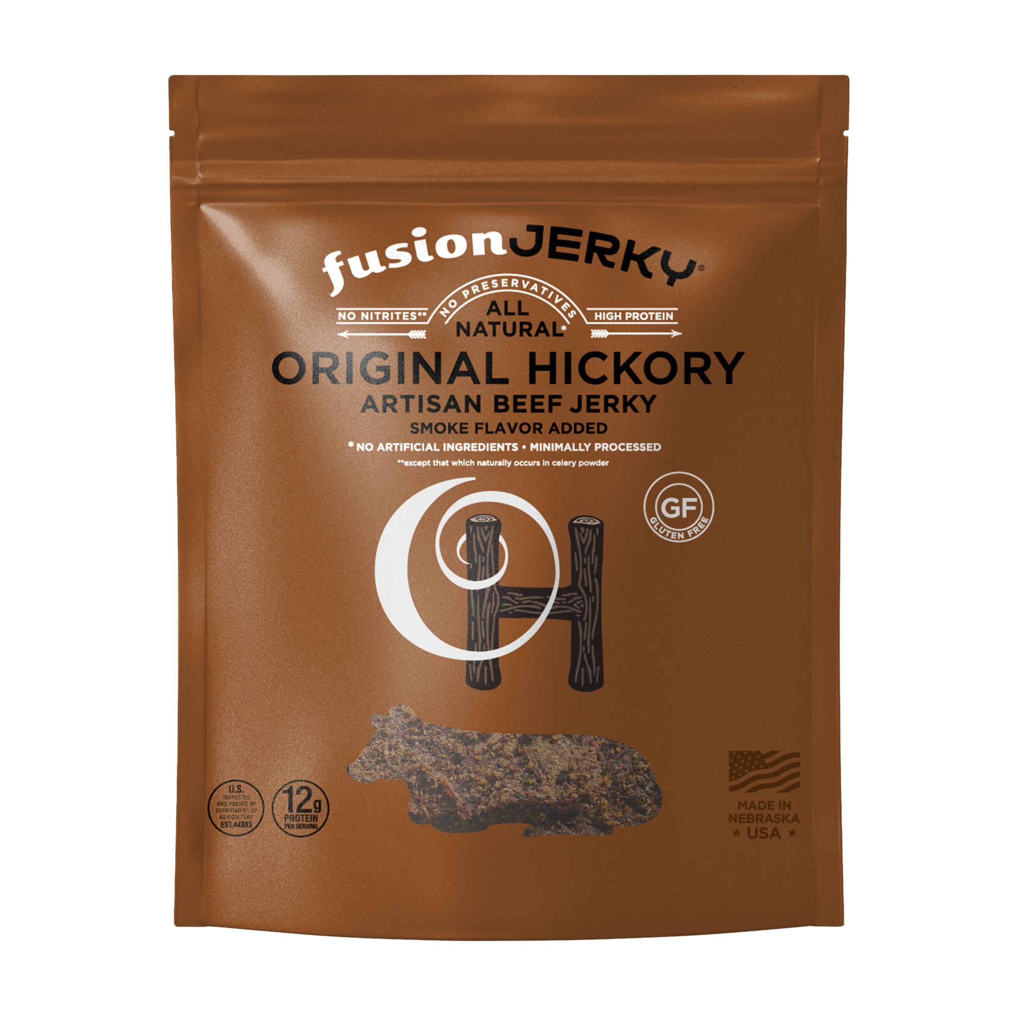 Snack Guru - Original Hickory Beef Jerky (All Natural, Gluten-free)