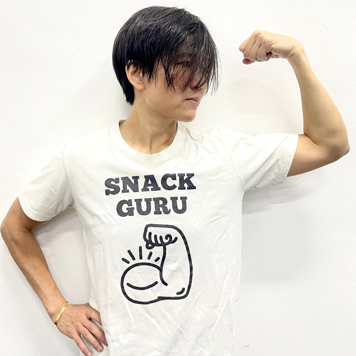 Snack Guru the "healthier than steroids" tee